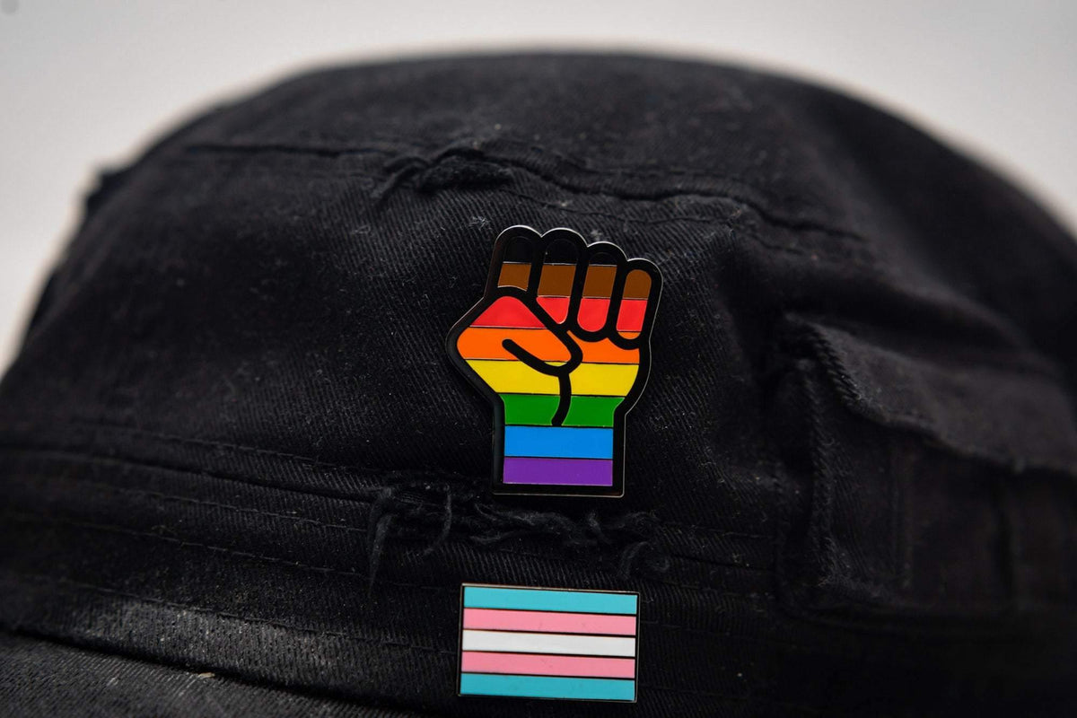 Pride Raised Fist Pin – Pin-Ace